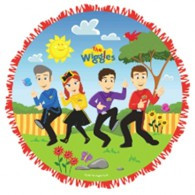The Wiggles Group Pinata Drum Pull Type - Discount Party World