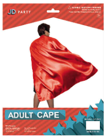 Long Cape (Red) - Discount Party World