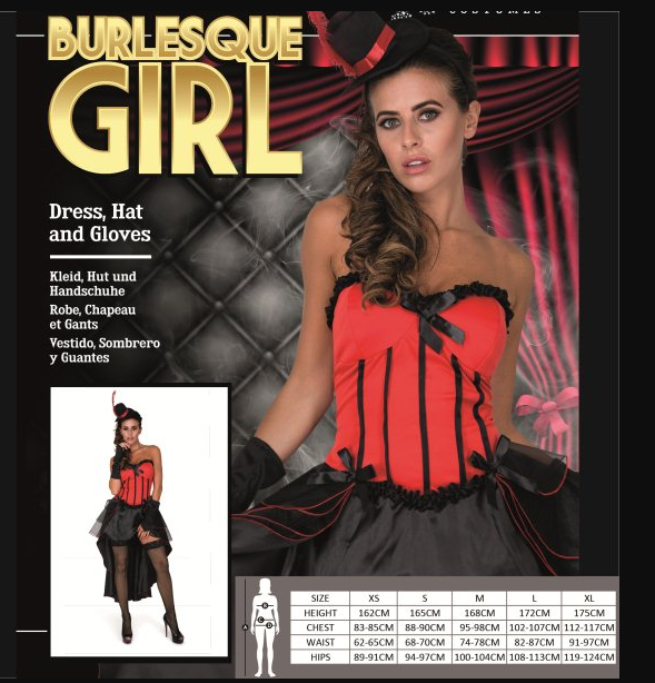 RED BURLESQUE - Discount Party World