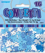 GLITZ BLUE CONFETTI .5oz - 16 - Discount Party World