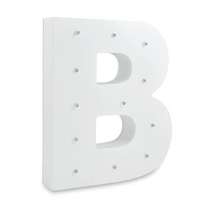 B LETTER ALPHA LIGHT ART - Discount Party World