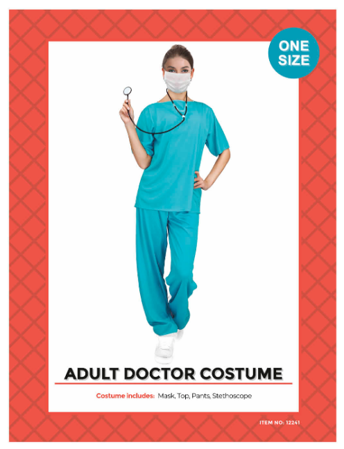 Adult Doctor Lady Costume - Discount Party World