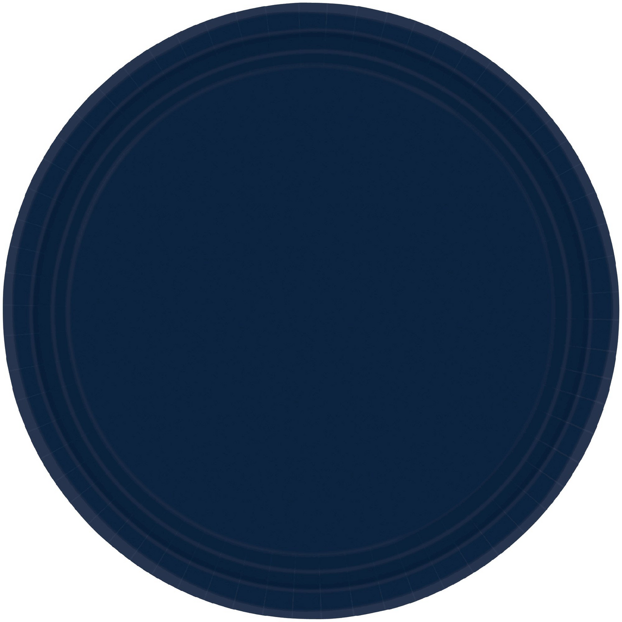 Ppr Plates 9in/23cm Rnd 20CT-Navy - Discount Party World