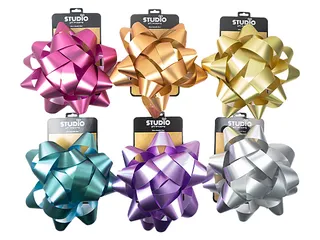 30CM METALLIC MATT BOW - Discount Party World