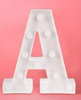 LED Letter A - Discount Party World