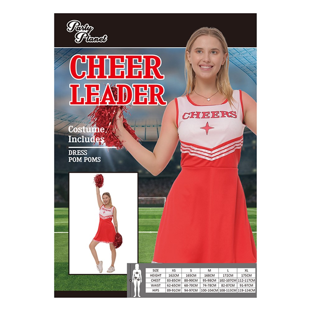 *RED CHEER LEADER - Discount Party World