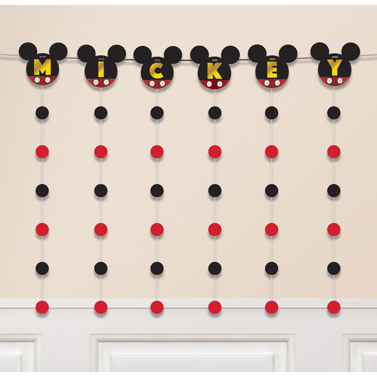 Mickey Forever Bnr String Deco Kit - Discount Party World