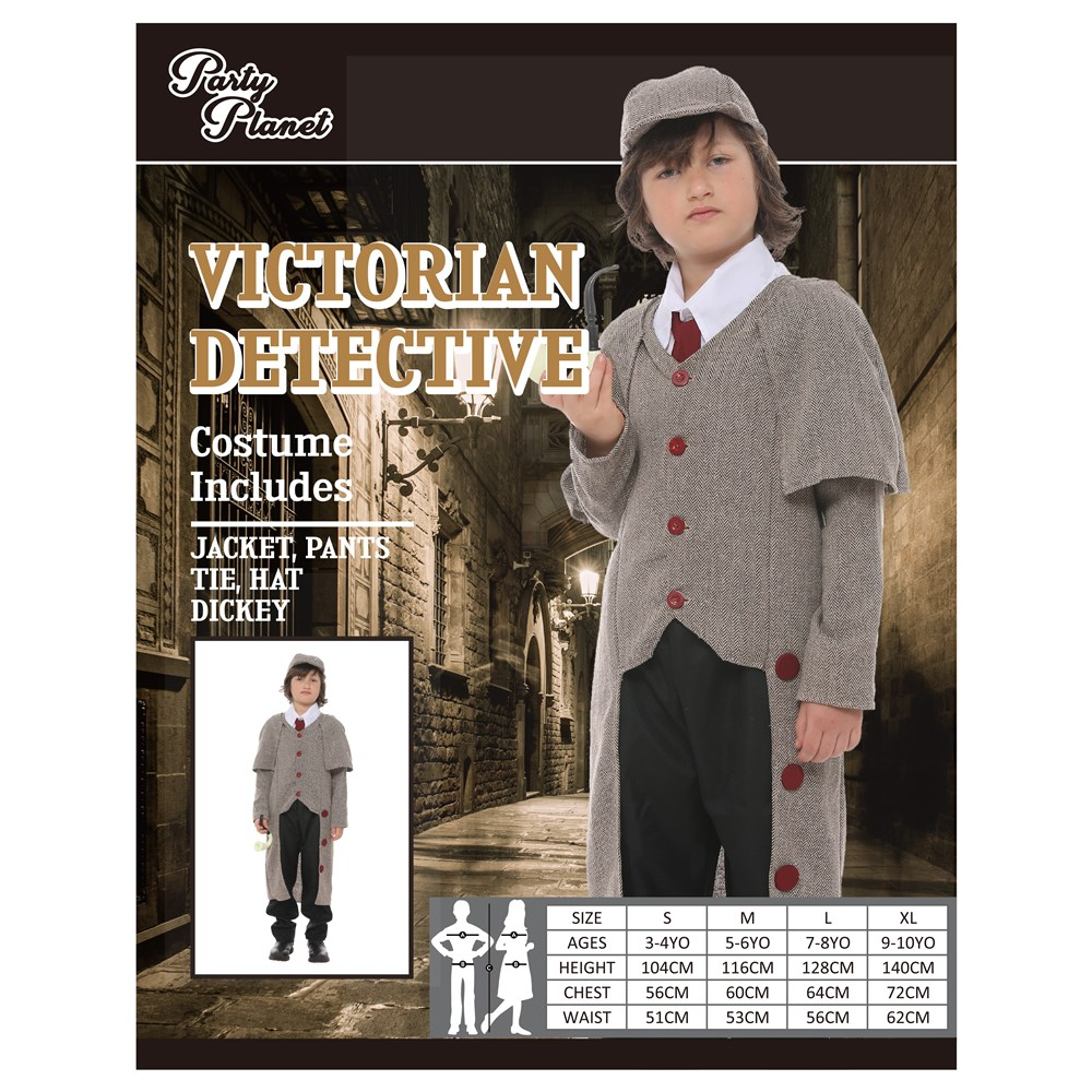 VICTORIAN DETECTIVE BOY - Discount Party World