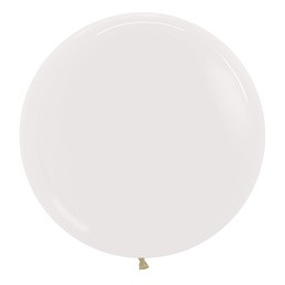 Crystal Clear 60cm Round Balloons - Discount Party World