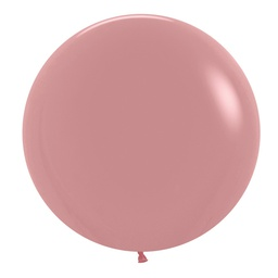 Fashion Rosewood 60cm Round Balloons - Discount Party World