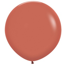 Fashion Terracotta 60cm Round Balloons - Discount Party World
