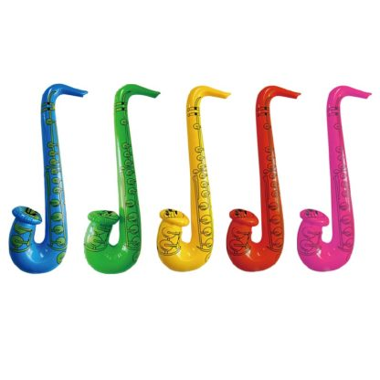 PVC Inflatable Saxophone 66cm - Discount Party World