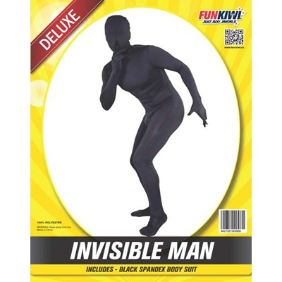 INVISIBLE MAN BLACK - Discount Party World