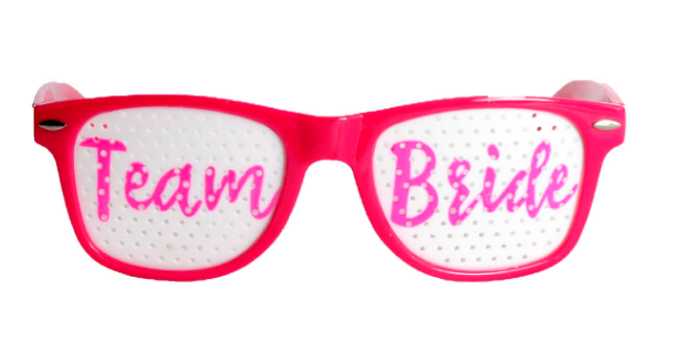 Party Glasses (Team Bride) - Discount Party World