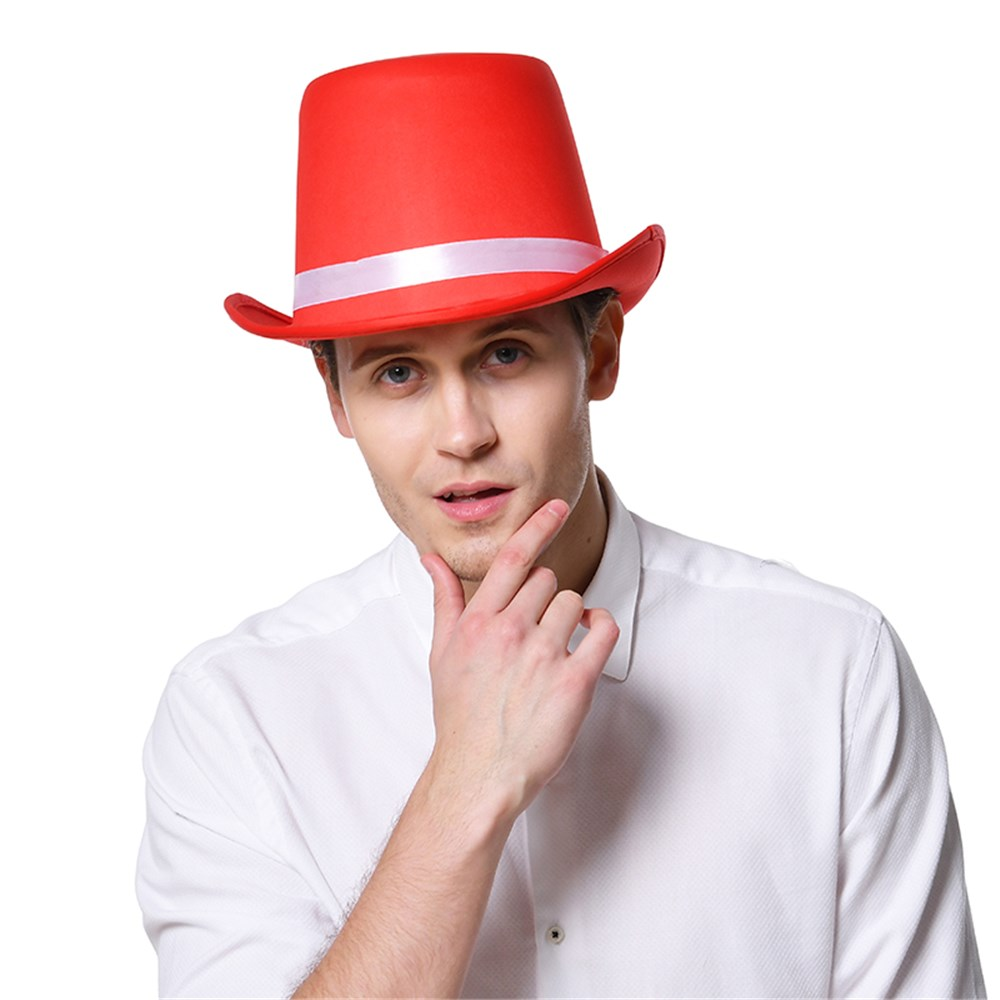 *TOP HAT-RED - Discount Party World