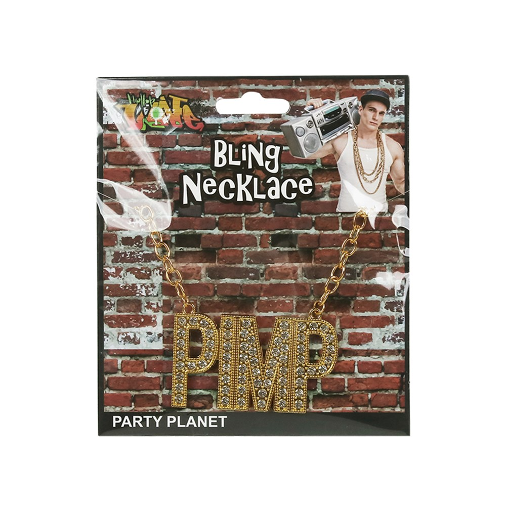 PIMP BLING NECKLACE - Discount Party World