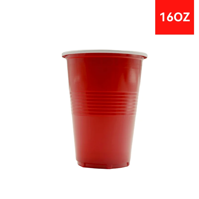 Plastic Red Cups - 50pk 16oz - Discount Party World
