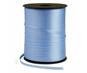 FS Crimped Ribbon 5mm x 500Y Spool Pastel Blue - Discount Party World