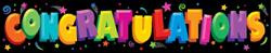 GIANT BANNER - CONGRATULATIONS - Discount Party World