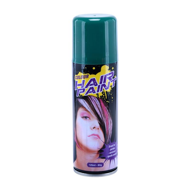 Hair Spray Colour 125ml Brunwick Green - Discount Party World