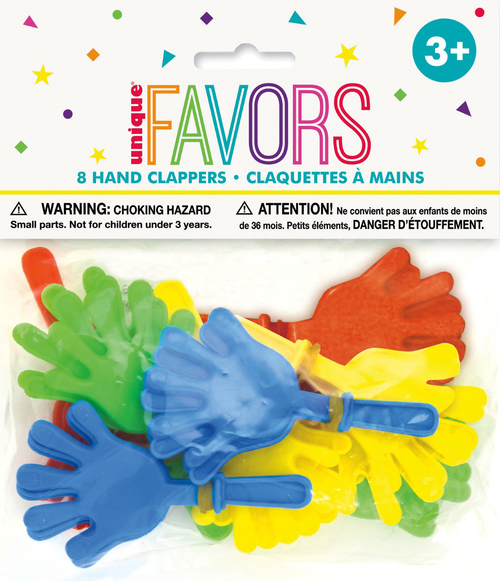 8 Hand Clappers #84783 - Discount Party World