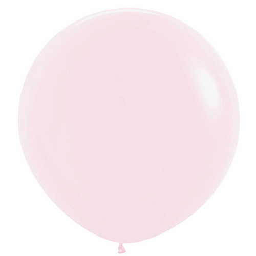 60cm Matte Pastel Pink Latex - Discount Party World