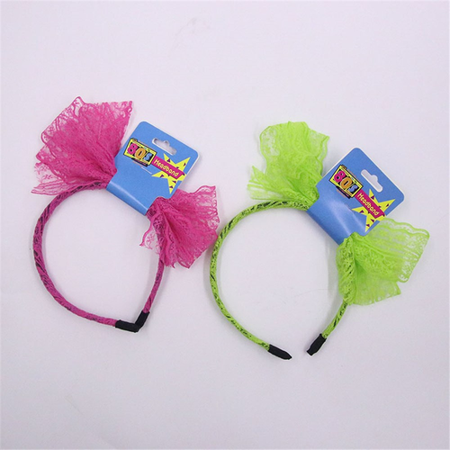 *ASST. 80S LACE HEADBAND - Discount Party World *ASST. 80S LACE HEADBAND - Discount Party World