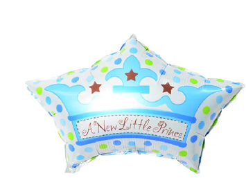 Shape Blue Baby Crown 50 x 70cm - Discount Party World