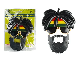 REGGAE PARTY GLASSES - Discount Party World