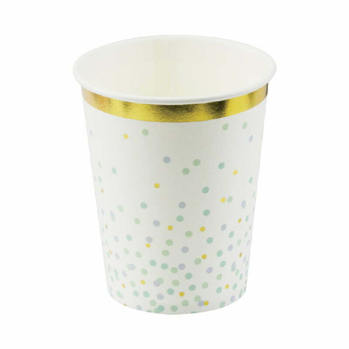8 Baby Blue Cups - Discount Party World