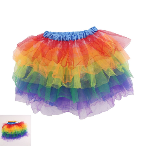 *6 LAYER RAINBOW TUTU - Discount Party World