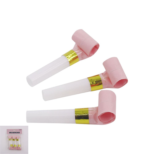 *6 PINK PARTY BLOWOUTS - Discount Party World