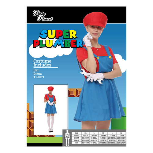 *GIRL PLUMBERS (RED) - Discount Party World