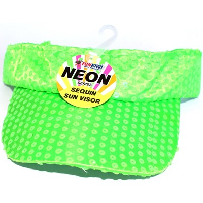 NEON VISOR GREEN - Discount Party World