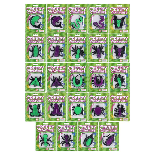 Stretchy Sticky Creepy Creature - Assorted 1pc - Discount Party World