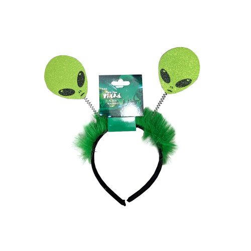 ALIEN HEADBAND W/ GLITTER FACE - Discount Party World
