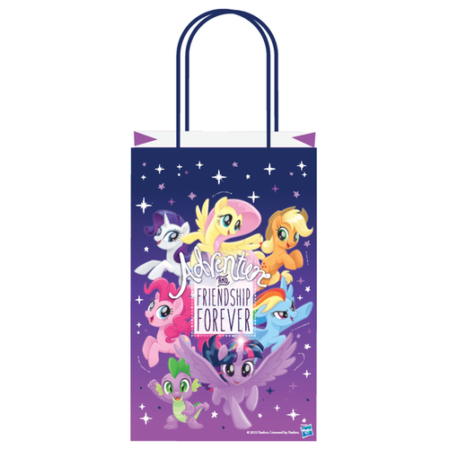 MLP Friendship Adv Ppr Kraft Bag 8pk - Discount Party World