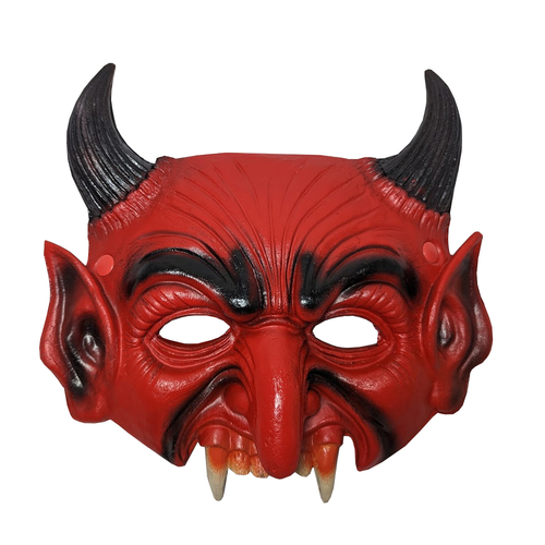 DEVIL PU MASK W/ HEADER CARD - Discount Party World