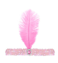Sequin Flapper (S) (Pink) - Discount Party World