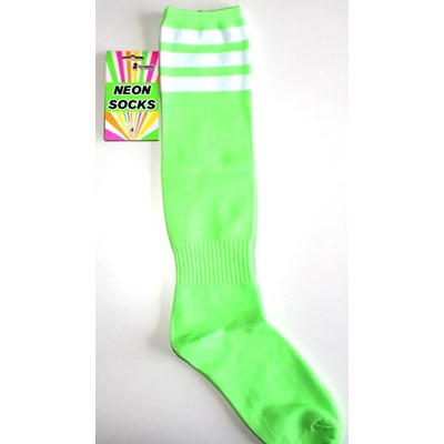 NEON SOCK GREEN - Discount Party World