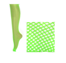 JS Fishnet Stockings Green - Discount Party World