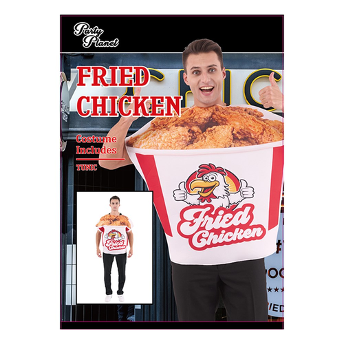 BUCKET OF FRIED CHICKEN COSTUME-ONE SIZE - Discount Party World