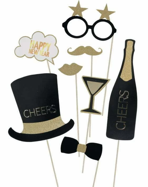 Happy New Year Photo booth - Discount Party World