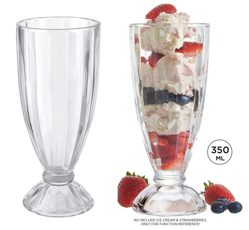 350ML Clear Tall Series Desert Glass - Discount Party World