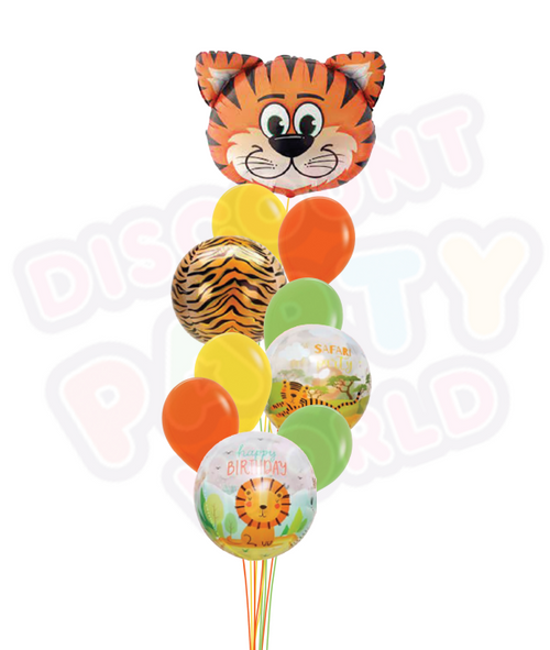 Tiger Balloon Bouquet - Discount Party World