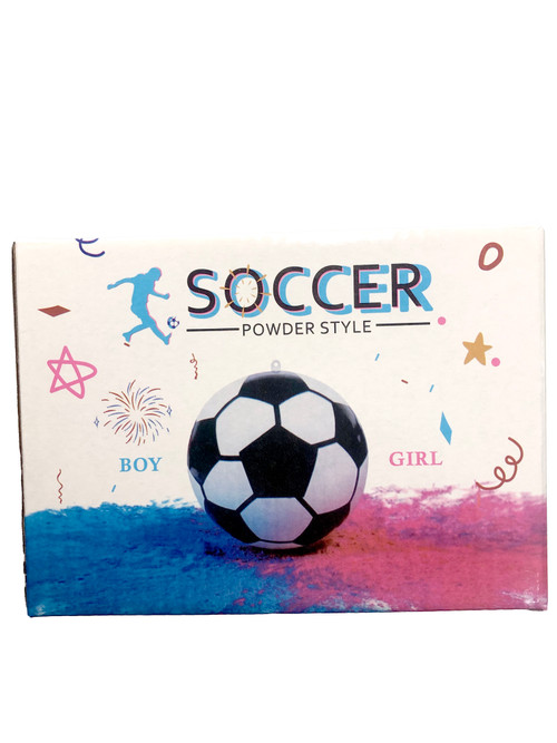 JS Football Gender Reveal Powder Popper - Discount Party World