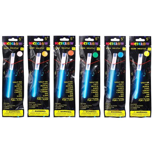 Glow Whistle 16cm Pk1 - Discount Party World