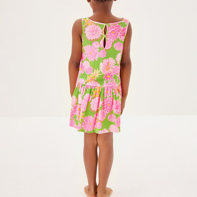 Mini Dixi Dress Multi Seaside Garden - Country Classics