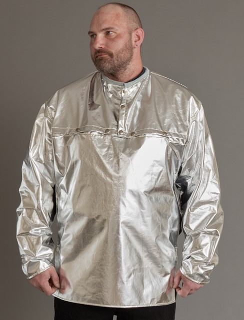 Aluminized Cape Sleeve Bib