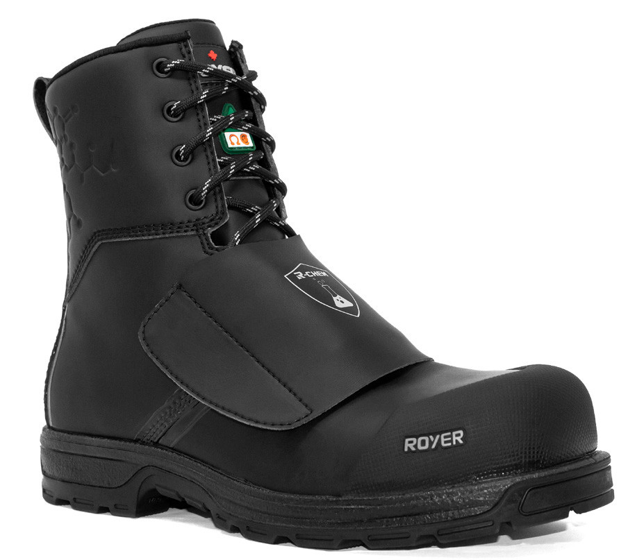 Royer R-CHEM™ 8" Leather Boot - Silver Needle Inc.™